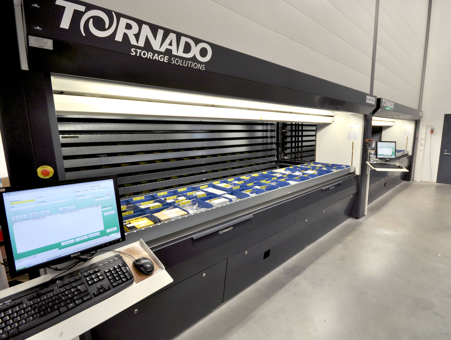 Vertical Storage Machines - Teccon Warehouse Storage Solutions